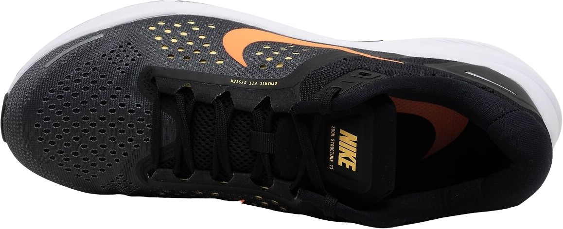 Nike Air Zoom Structure 23 Black Bright Mango for Sale | Authenticity ...