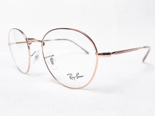NEW Ray Ban RB3582V 2943 Unisex Copper Round Designer Eyeglasses Frames ...