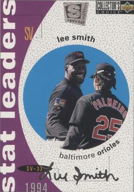 1995 Upper Deck Collector's Choice Special Edition - Lee Smith #144 ...