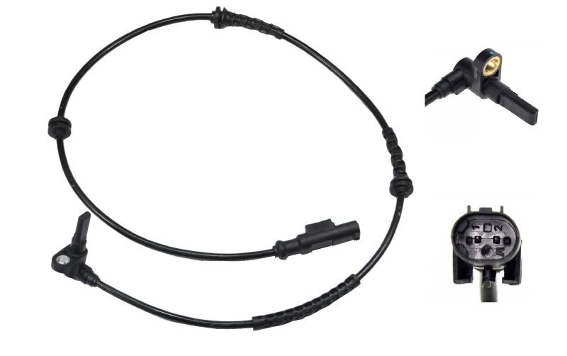 Lemark Front ABS Sensor for Vauxhall Corsa VXR 1.6 May 2015 to Apr 2019 ...