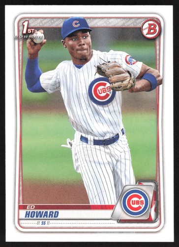 2020 Bowman Draft 1st Bowman Ed Howard #BD-98 Chicago Cubs | eBay