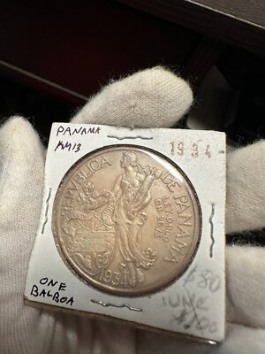 1934 Panama One Balboa KM#13 | eBay