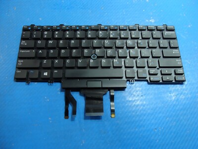 Dell Latitude 14" E7470 Genuine Laptop US Backlit Keyboard D19TR ...