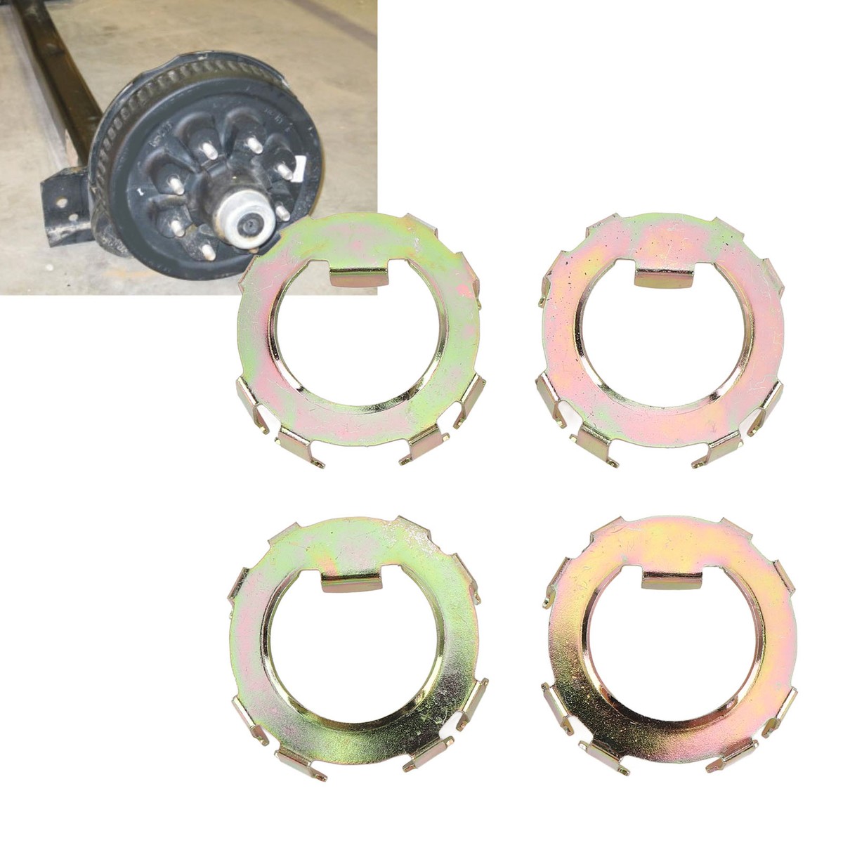 Trailer Spindle Nut Retainer Bearing Buddies Dexter Axle Nut Clip