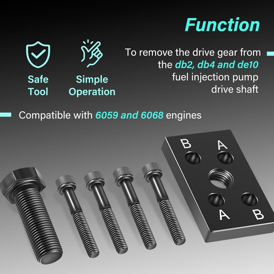 JDG1560 JDG670A Drive Gear Puller Plate for John Deere 6068 6059 ...
