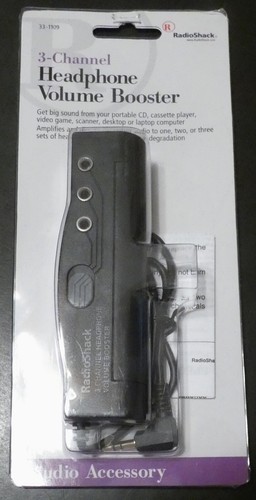 Radio Shack 3-Channel Headphone Volume Booster, Model 33-1109 | eBay