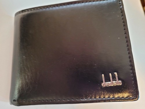 DENLEILU Men's Leather Wallet with ID, Credit Card Holder & Zipper ...