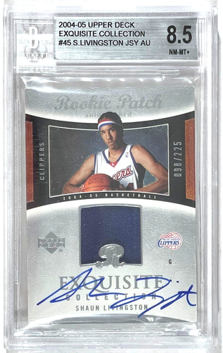 2004-05 Upper Deck Exquisite Collection - Exquisite Rookie Patch Auto ...
