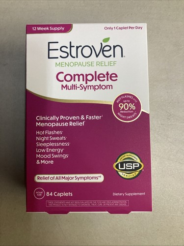 Estroven Complete Multi-symptom Menopause Relief 84 Caplets EXP 11/2026 ...