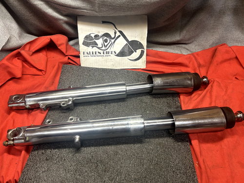 Genuine Harley Davidson Touring SHOWA Chrome Front Forks Suspension | eBay