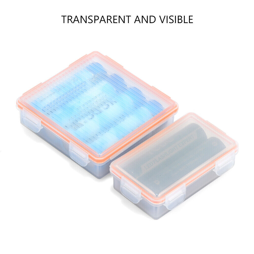 4Pcs Case Protect Battery Safe Waterproof Soshine 18650 Plastic Clear ...