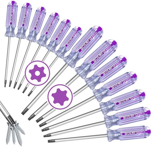 Torx Screwdriver Set 13 Pcs Heavy Duty Torx Security Screwdriver T5 T15 ...