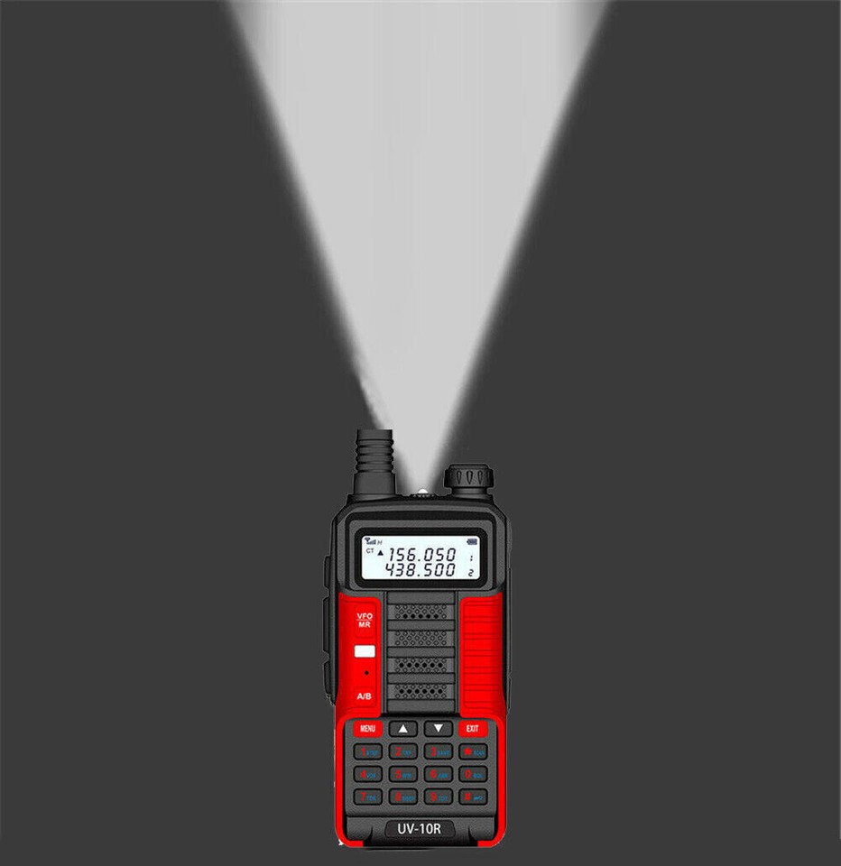 BAOFENG UV-10R 16W DUAL-BAND VHF/UHF WALKIE TALKIE LONG RANGE TWO WAY ...