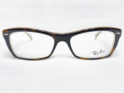 NEW Ray Ban RB5255 5075 Womens Havana Rectangle Designer Eyeglasses ...