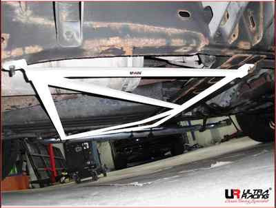 Ultra Racing Hummer H2 6.0 '03-'09 4Points Rear Lower Bar Member Brace ...