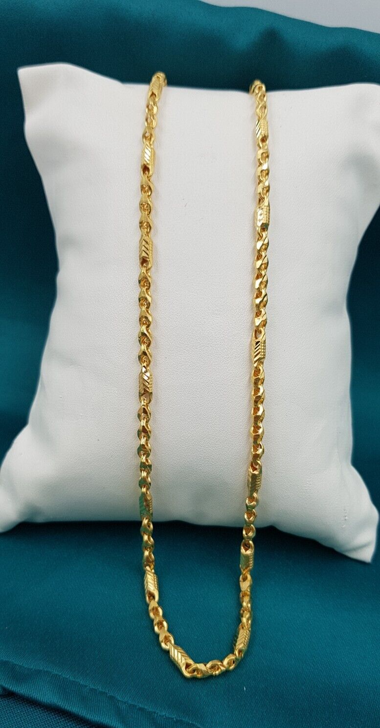 Premium Gold Chain 22K Choco Chain Elegant Dubai Handmade Men Gold ...