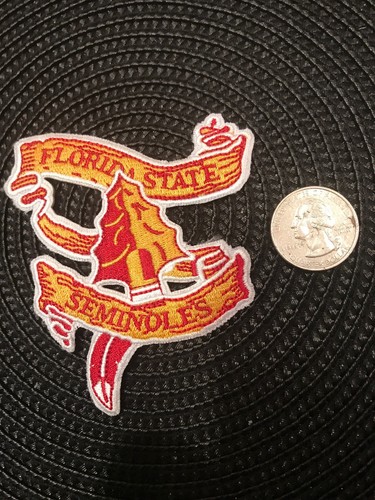 FSU Florida State Seminoles Vintage Embroidered Iron Patch 3.5” X 3” | eBay