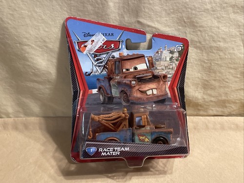 DISNEY PIXAR CARS 2 Race Team Mater New in package 2010 die cast Tow ...