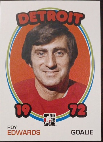 2009 - 2010 ITG Roy Edwards 1972 The Year In Hockey Blank Back Parallel ...