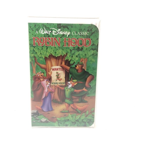 Disney Clam Shell VHS - Robin Hood Movie | eBay