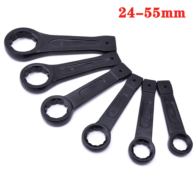 24mm~55mm Slogging Ring Spanner Box End Striking Slugging Ring Hammer ...
