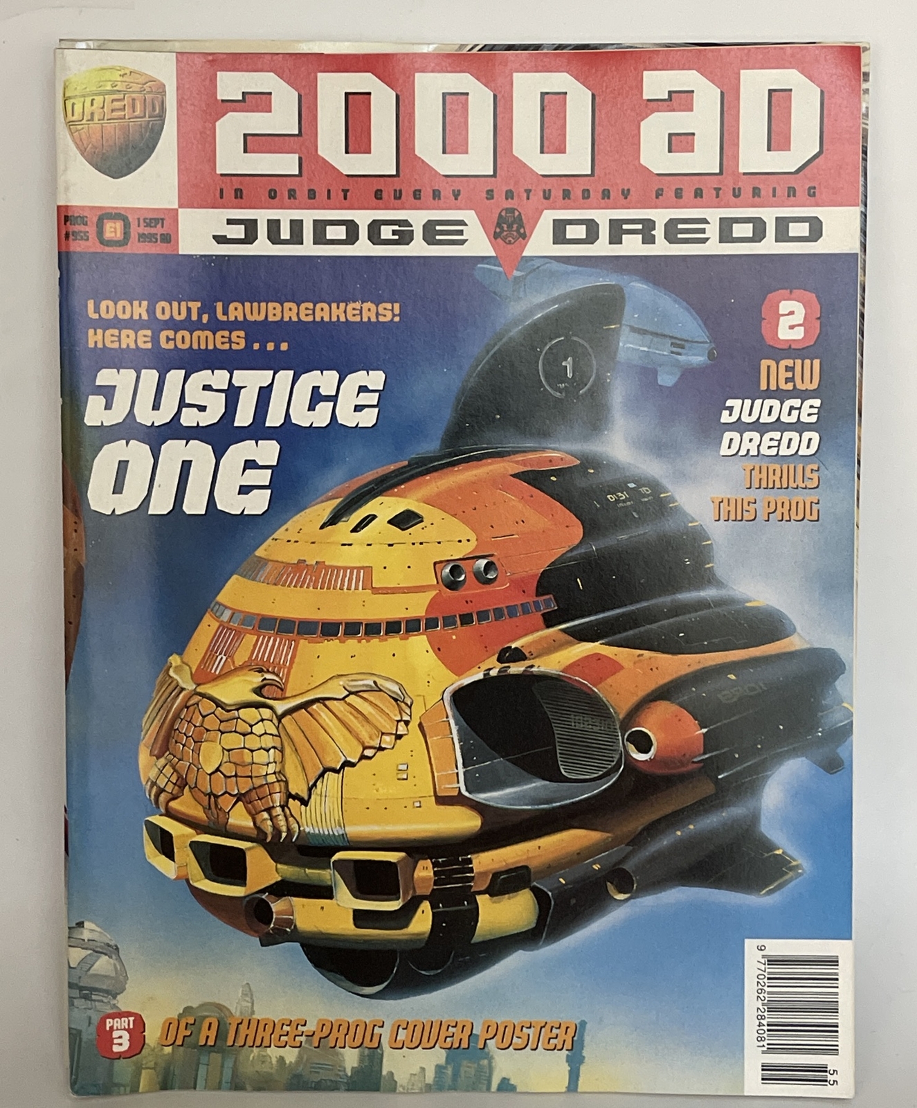 2000 AD Comic Book Magazine #955 Judge Dredd 1995 | eBay