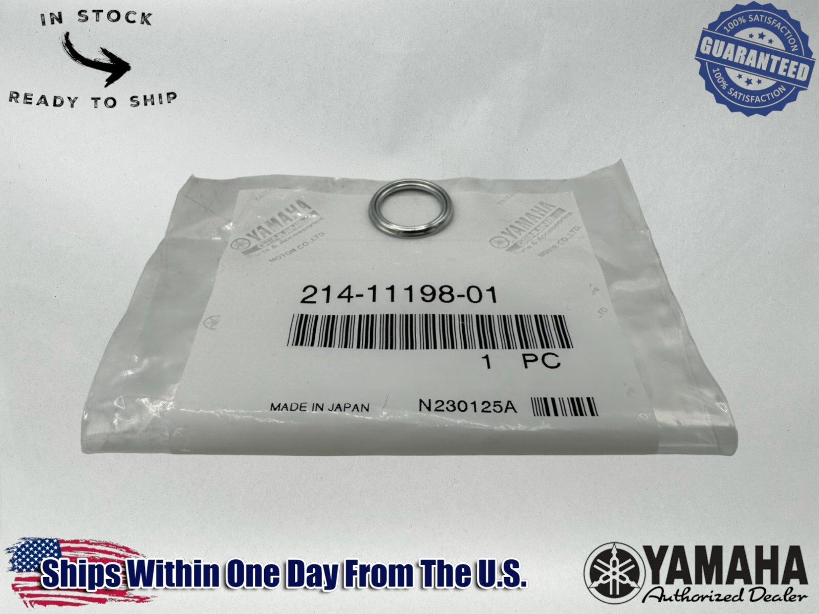 Yamaha Genuine OEM Authentic Gasket 214-11198-01-00 | eBay