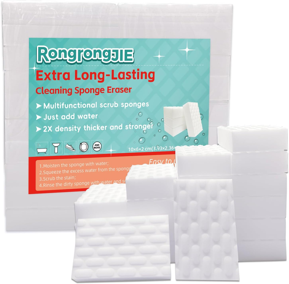 Magic Sponge Eraser, Melamine Sponges for Cleaning, 2X Density, 20 Pcs ...