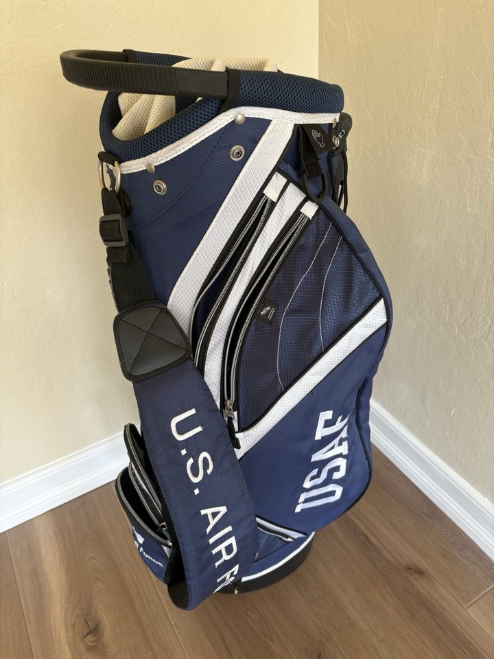 U.S. Air Force Caddie Carry Hybrid Stand Golf Bag New 14 Way | eBay