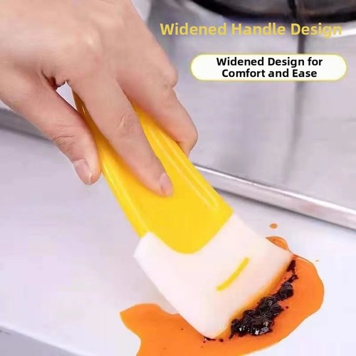 Soft Silicone Scraper for Removing Grease from Pots Pans Stovetops 17.7 ...