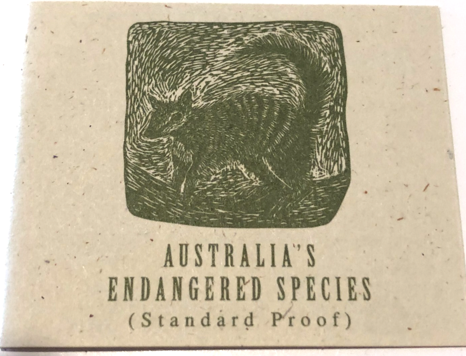 1995 Australia's Endangered Species NUMBAT 20G Sterling Silver (156 ...