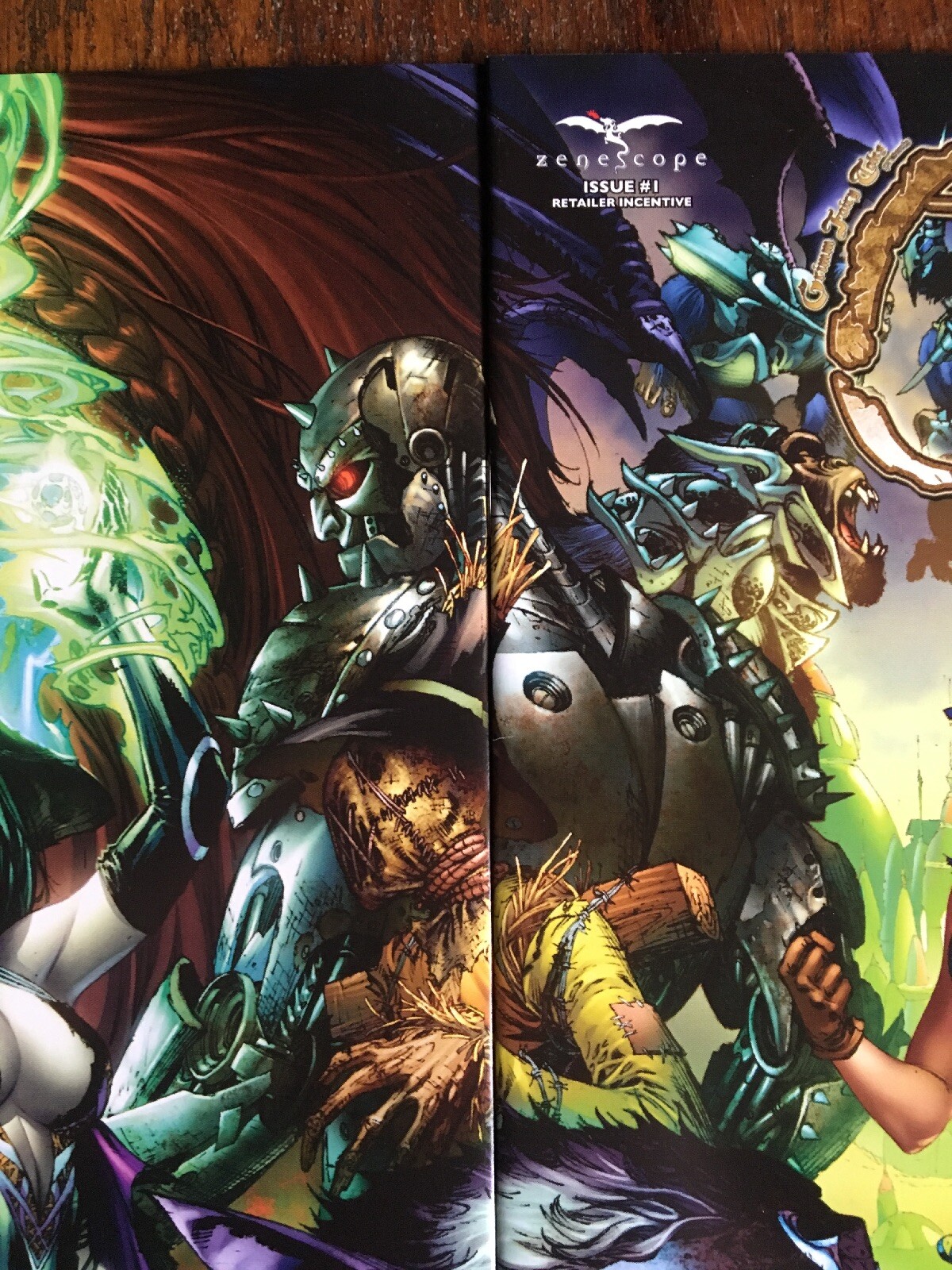 Zenescope Oz 1 Retailer Incentive Exc Wraparound Ebas Ruffino Grimm ...