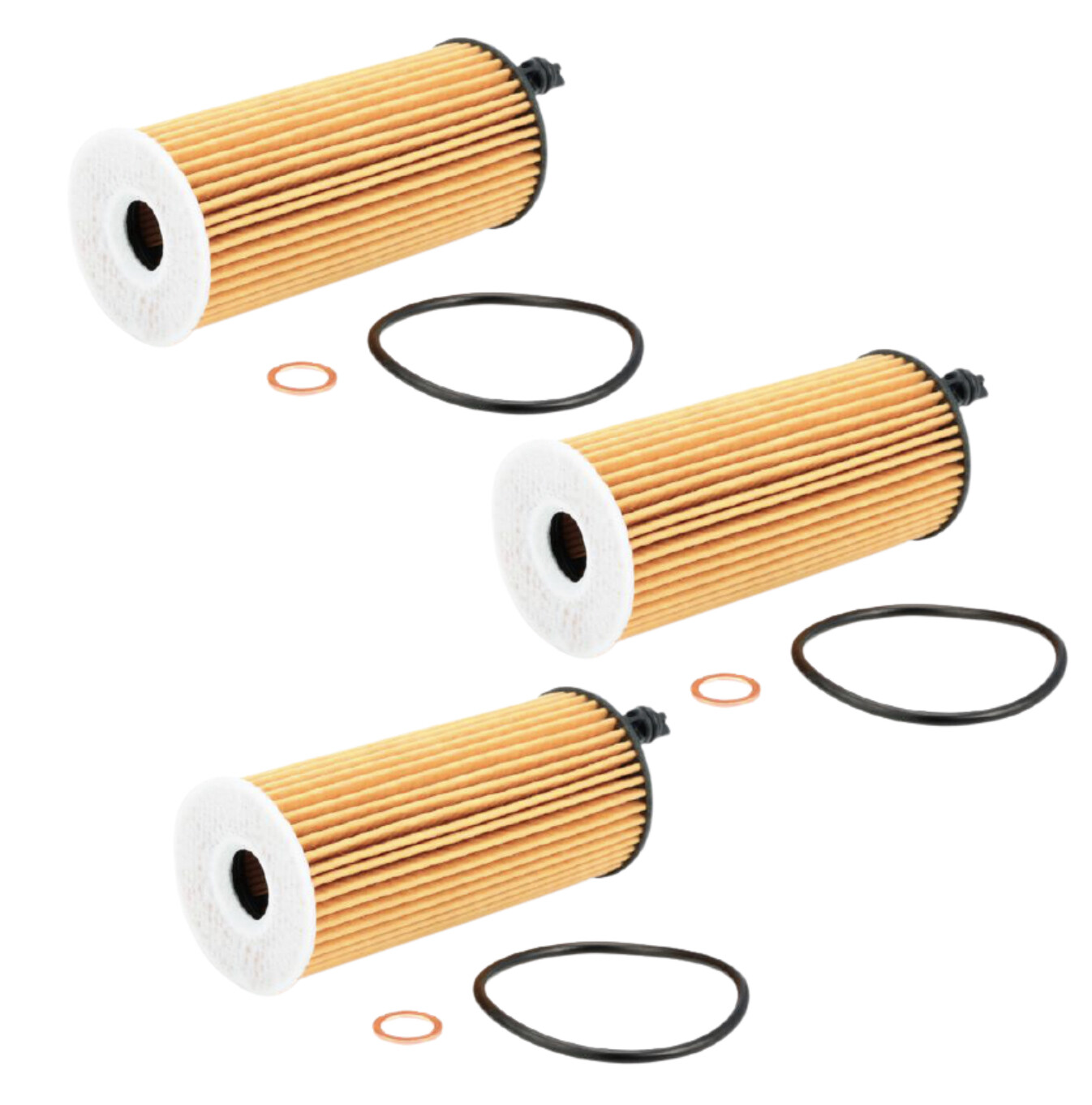 Set of 3 Mann-filter Oil Filters HU6004x fits BMW X3 F25 xDrive 30d ...