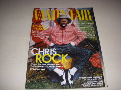 VANITY FAIR Magazine, August, 1998, CHRIS ROCK Cover, N.C. WYETH ...
