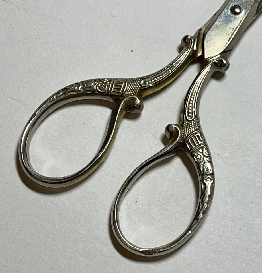 Vintage Clauss USA Steel Decorative Embroidery Scissors with case | eBay