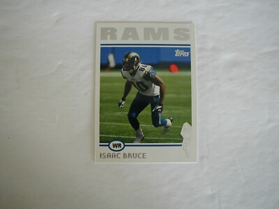 2004 TOPPS ISAAC BRUCE CARD #144 SAINT LOUIS RAMS HOF | eBay