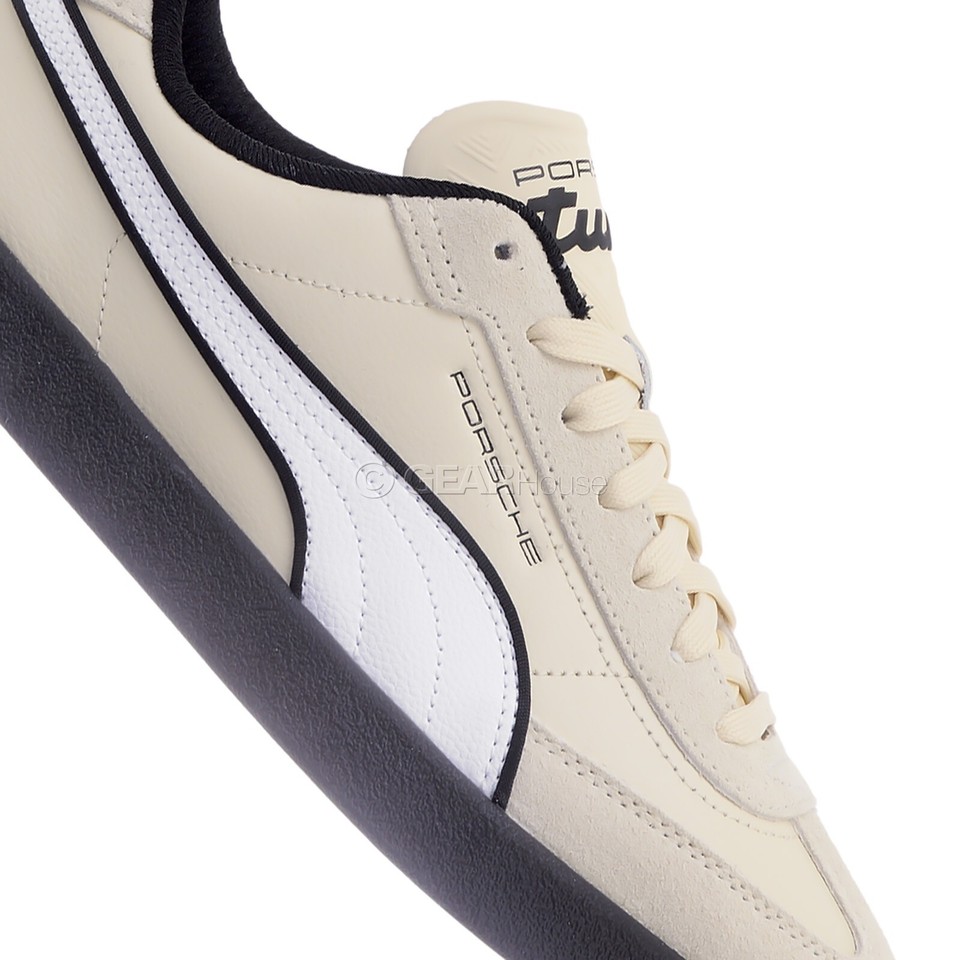 PUMA Porsche Legacy Puma Club II Era Mens Casual Shoes, Cream Beige ...