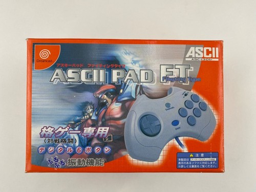 SEGA Dreamcast Dc Ascii Pad FT Manette Capcom Blanc Testé Fonctionnel W ...