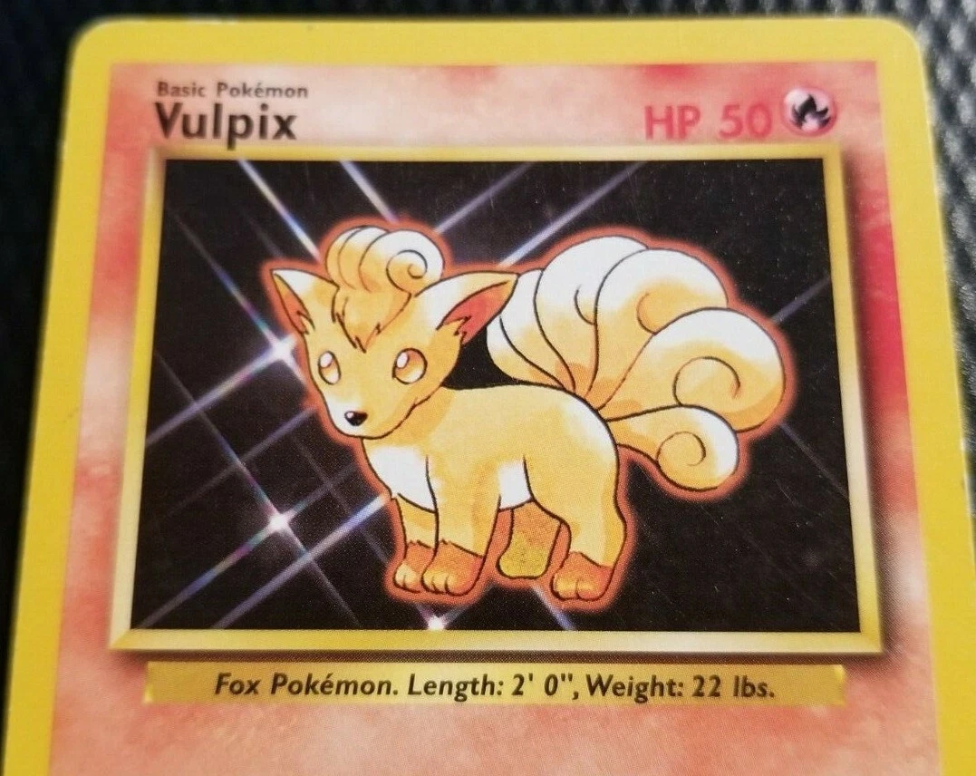 Vulpix Pokemon Card Error