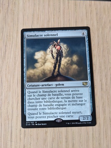 MTG Magic C14 FR - Solemn Simulacrum/Simulacre solennel | eBay