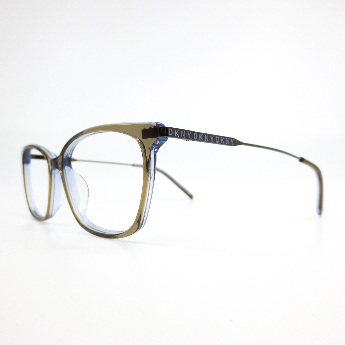 DKNY Eyeglasses Frames DK7006 260 Clear Brown Gray Blue Cat Eye 53-15 ...