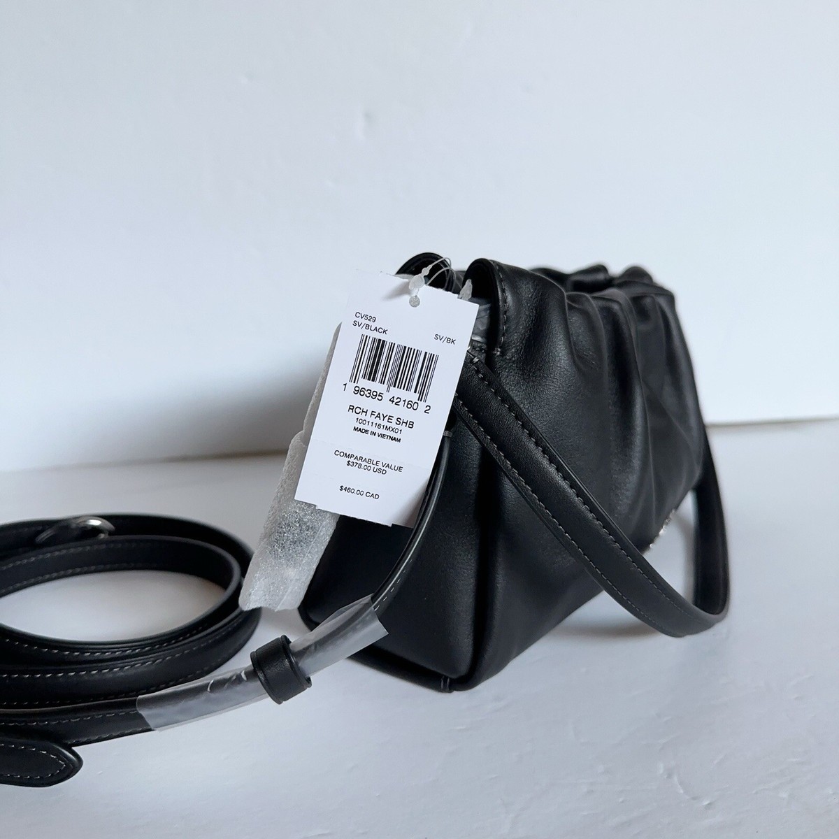 NWT Coach Faye Shoulder Bag With Ruching In Black CV529 | eBay NWT Coach Faye Shoulder Bag With Ruching In Black CV529 | eBay