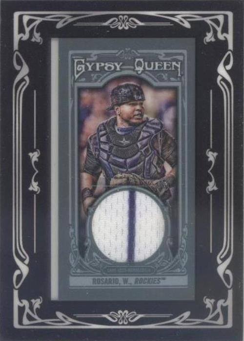 2013 Topps Gypsy Queen - Mini Relic Wilin Rosario #GQMR-WR (MEM) for ...