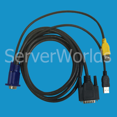 HP 438611-002 KVM cable 6ft - new HP bagged 439325-001 - New HP Bagged ...