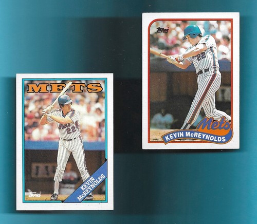 BOTH! 1988-89 Topps Cards # 85/735 KEVIN MCREYNOLDS NEW YORK METS | eBay