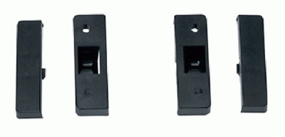 Car Radio ISO Mounting Brackets Black Color Audi A3 >01 | eBay