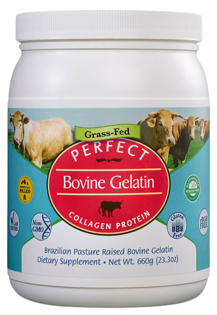 Perfect Bovine Gelatin Collagen Peptides 660 Grams by Perfect ...