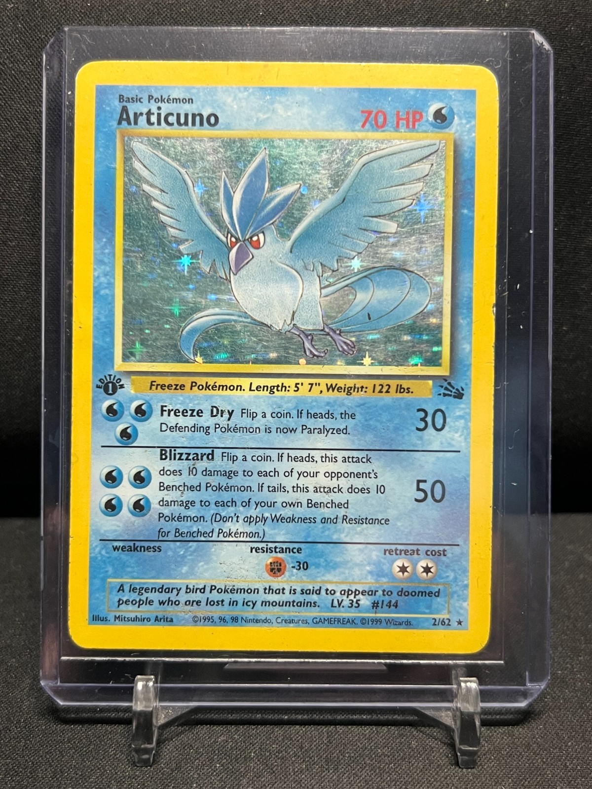 Articuno 1999 Fossil #02/62 1st Edition Holo Price Guide - Sports Card ...