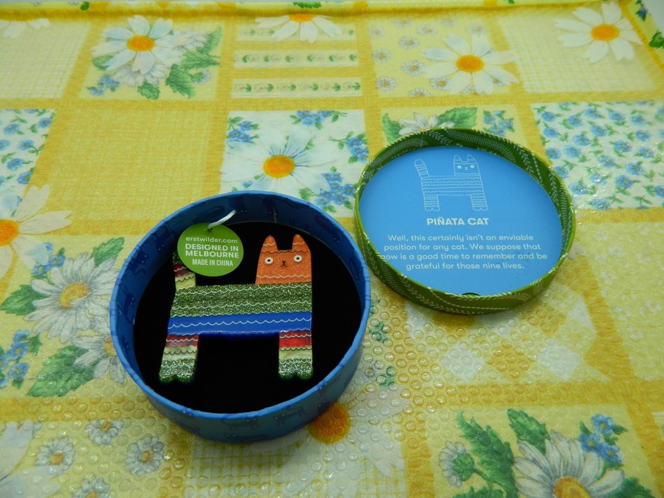 Erstwilder x Terry Runyan Pinata Cat Brooch | eBay Australia