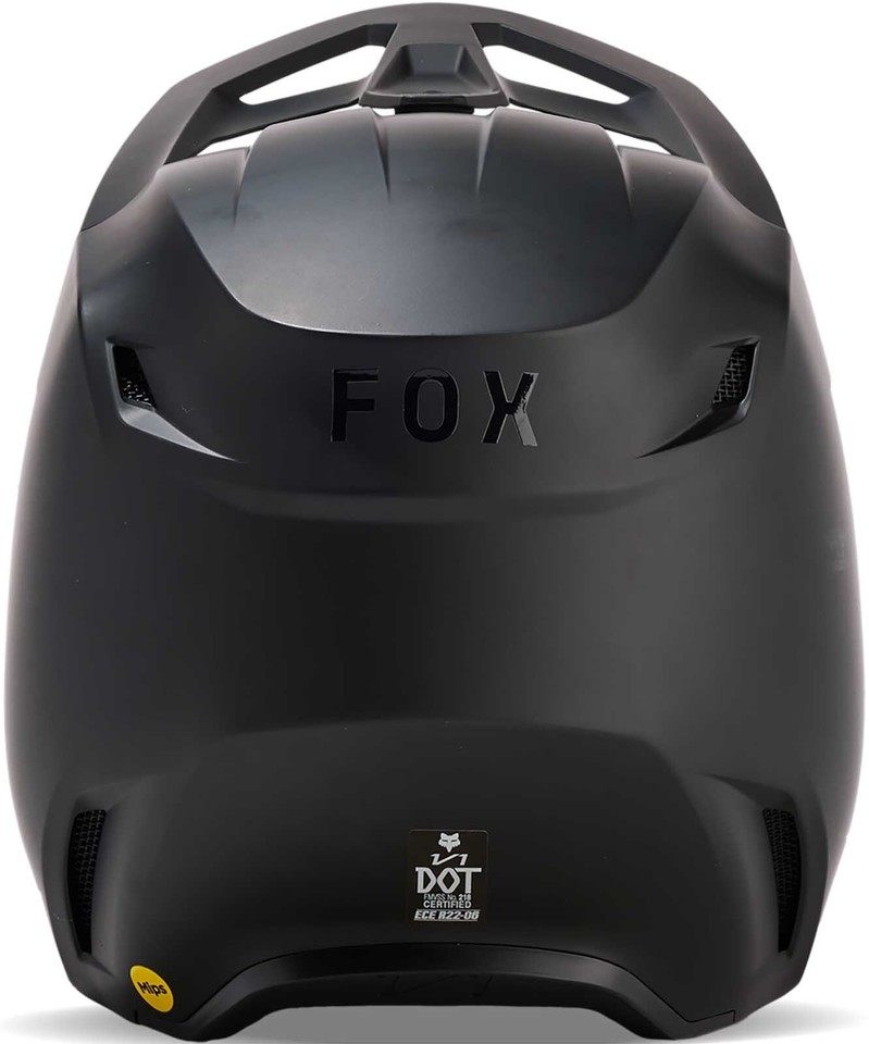 Fox Racing V1 Solid Helmet - Motocross Dirt Bike Offroad Adult | eBay